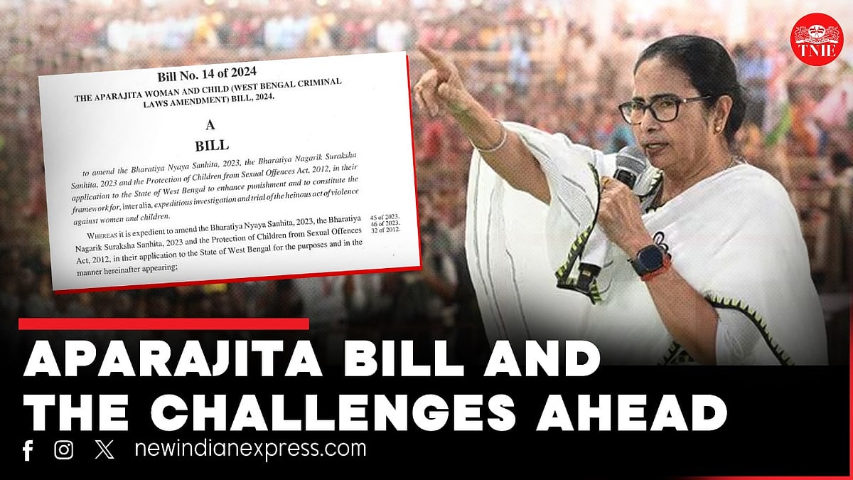 Supreme Court Senior lawyer Colin Gonsalves explains various issues with the Aparajita bill